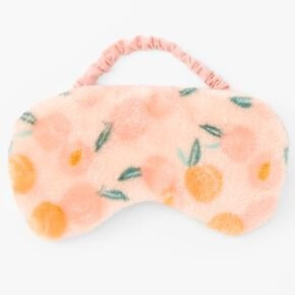 PRETTY AS A PEACH | Accessories | Pretty As A Peach Fuzzy Eye Sleep ...